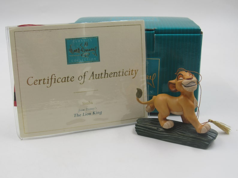 WDCC hakuna Matata Simba Ornament From - Etsy