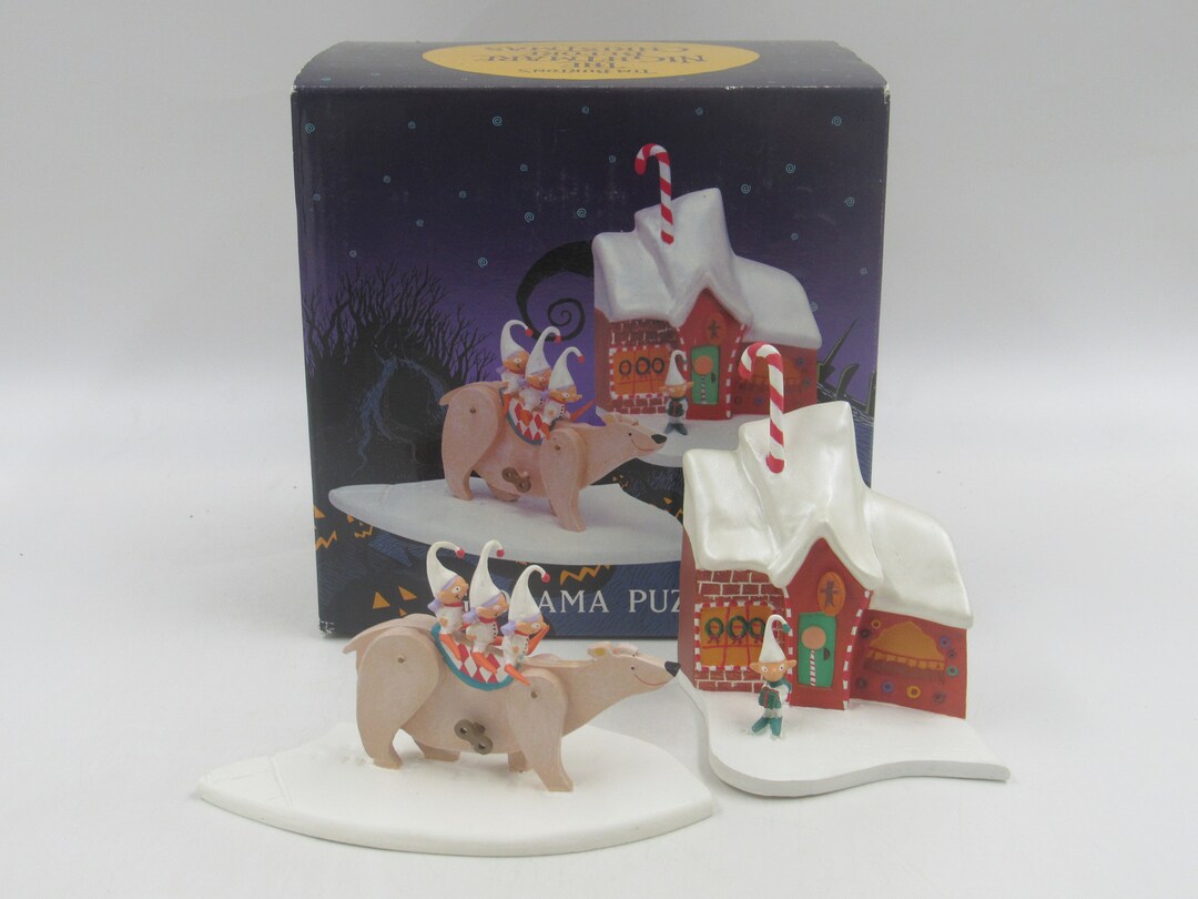 The Nightmare Before Christmas Georama Puzzle Christmas Town - Etsy