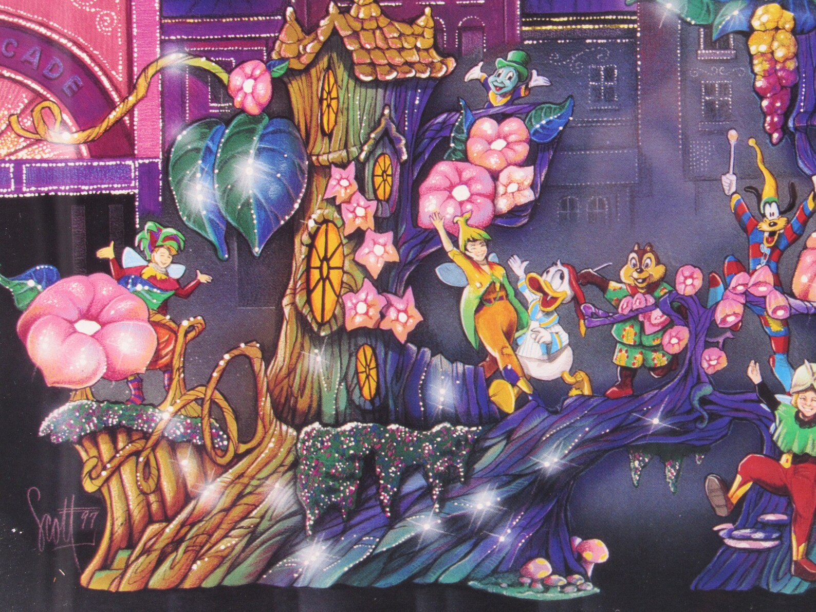 Disneyland light Magic Framed Poster - Etsy