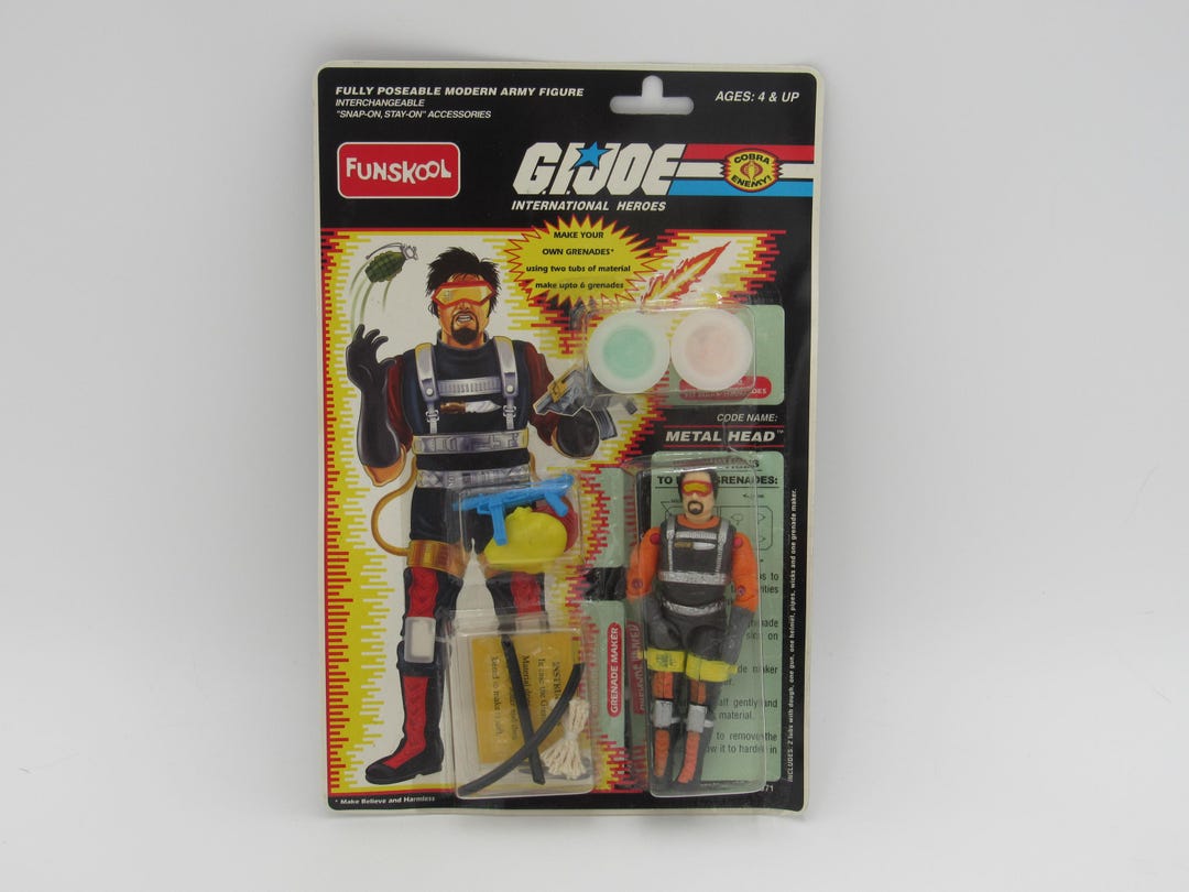 GI Joe Metal Head Action Figure Funskool India 2002 - Etsy