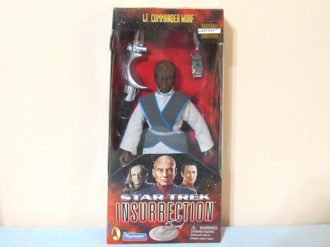 Star Trek Insurrection Lt. Commander Worf Collector Series Action ...
