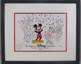 The Magic of Disney Animation Series Cel Mickey Mouse filmstrip in Box ...