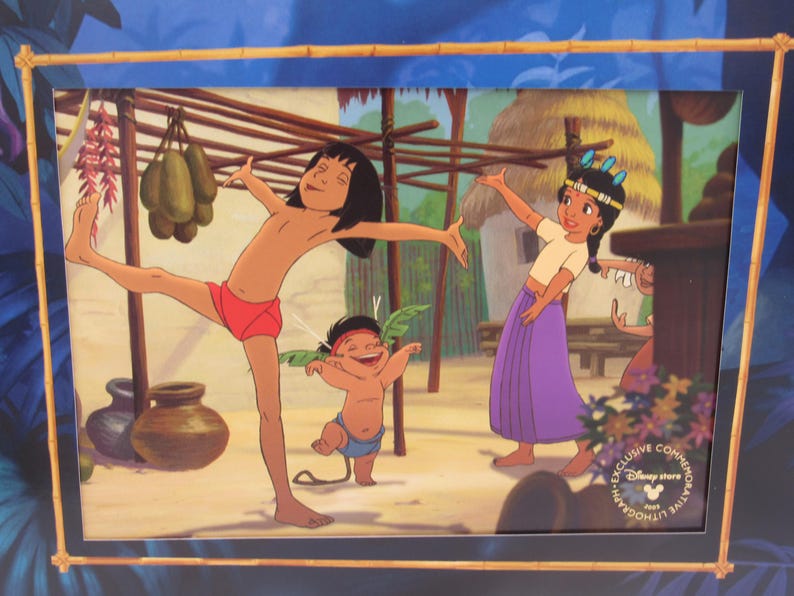 Walt Disney the Jungle Book 2 Exclusive Commemorative Lithograph 2003 ...