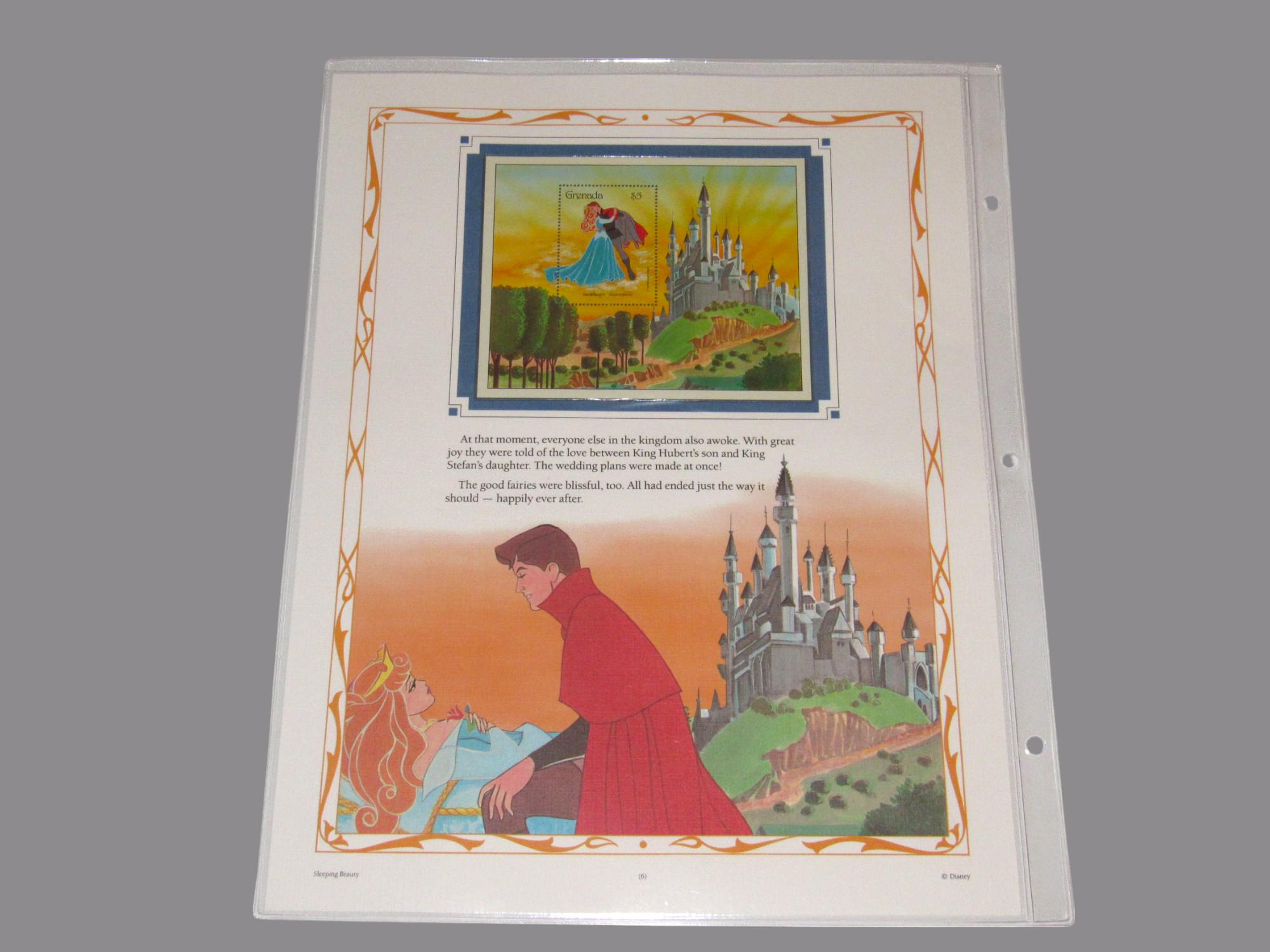 Disney Sleeping Beauty Classic Movie Grenada Stamp Story Panels - Etsy