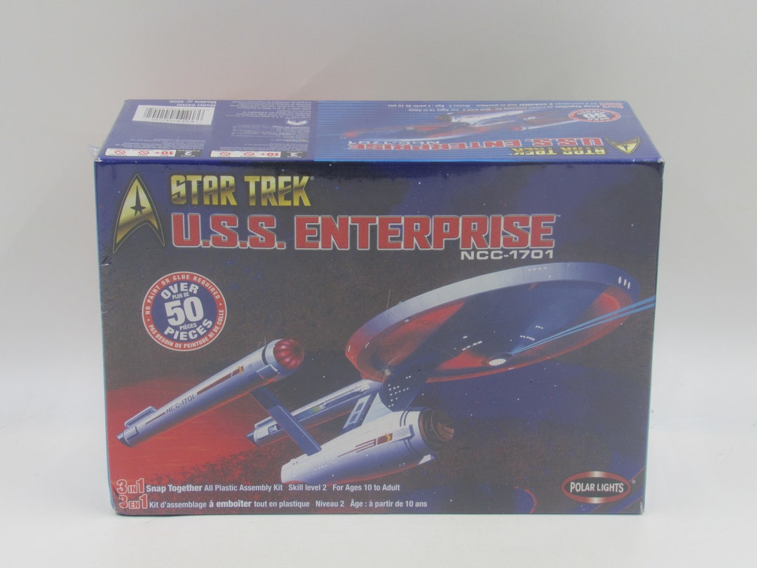 Star Trek U.S.S. Enterprise NCC-1701 Polar Lights Model Kit Sealed in ...