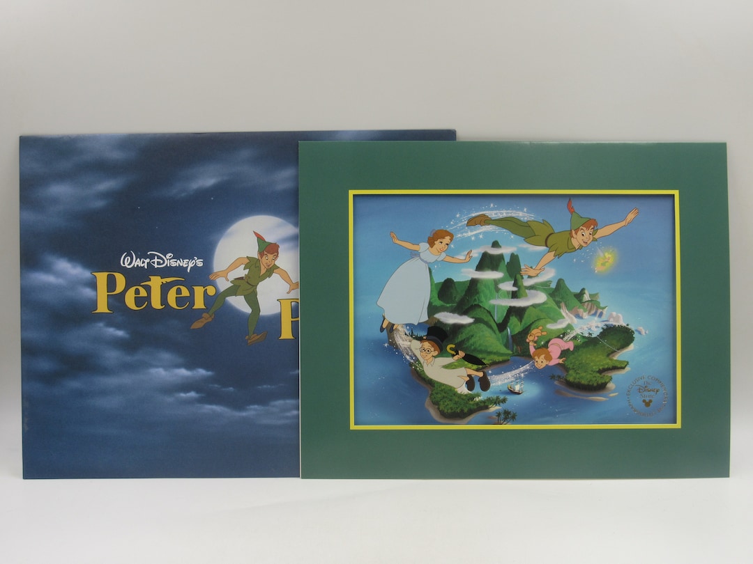 Walt Disney Peter Pan Exclusive Commemorative Lithograph - Etsy