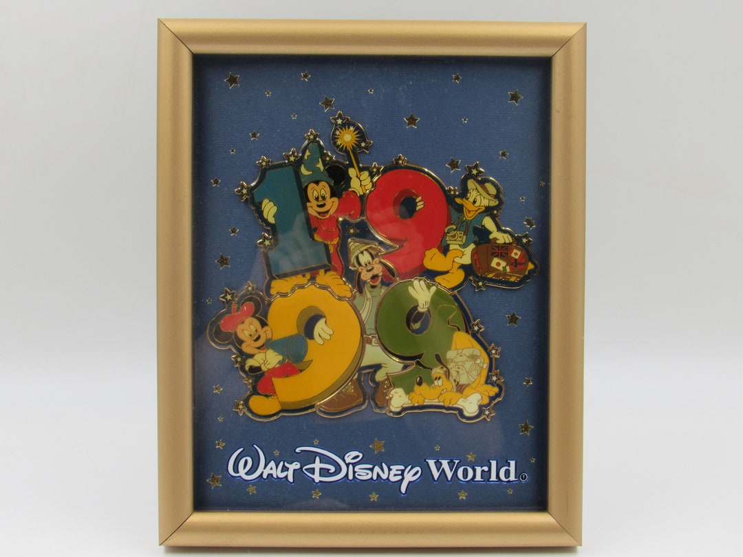 Walt Disney World 1999 Framed Pin Set of 5 Fab Five - Etsy