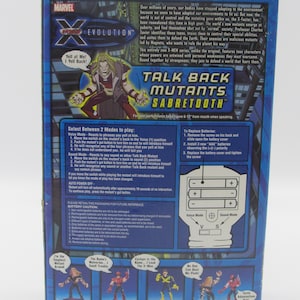 X-men Evolution Talk Back Mutants Sabertooth Figure Toy Biz 2000 - Read ...