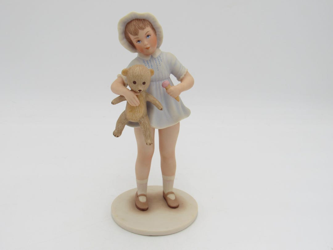 Laszlo Ispanky Girl With Teddy Bear and Ice Cream Limited Edition ...