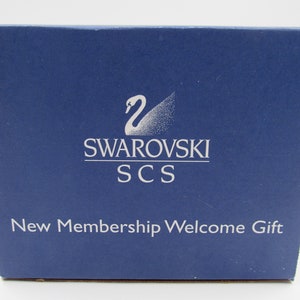 Swarovski Crystal Membership Gift Swan Figure in Box - Etsy