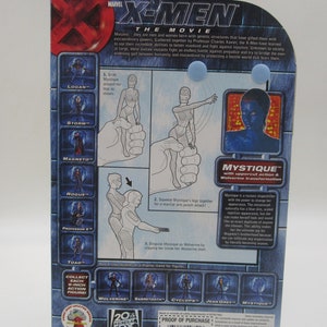 Marvel X-men the Movie Rebecca Romijn-stamos as Mystique Action Figure ...