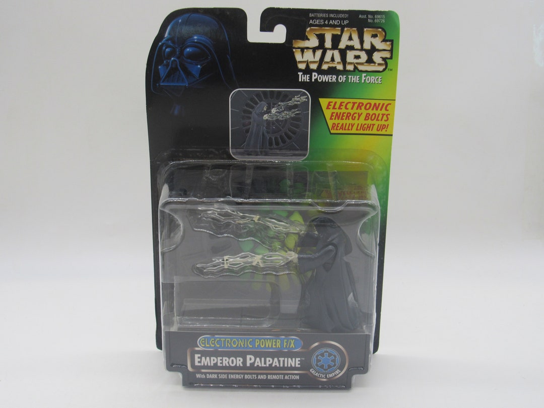 Star Wars POTF Electronic Power F/X Emperor Palpatine Figure Kenner ...