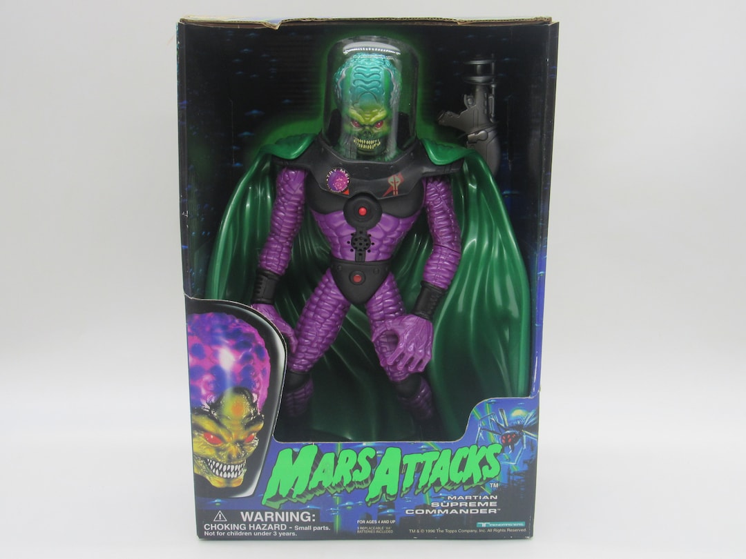 Mars Attacks Martian Supreme Commander Trendmasters 1996 - Please Read ...