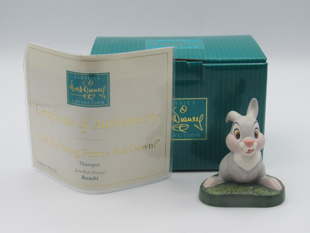 WDCC "did the Young Prince Fall Down" Thumper From Disney's Bambi in ...