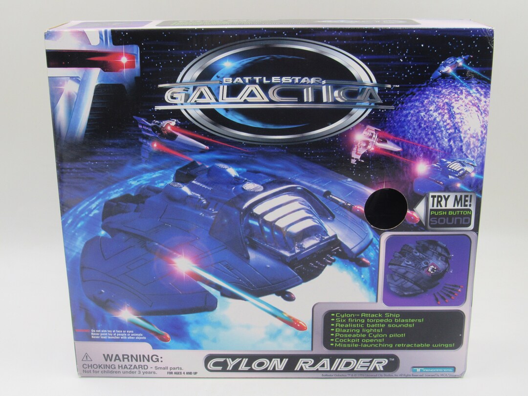 Battlestar Galactica Cylon Raider Vehicle Ship New in Box - Etsy
