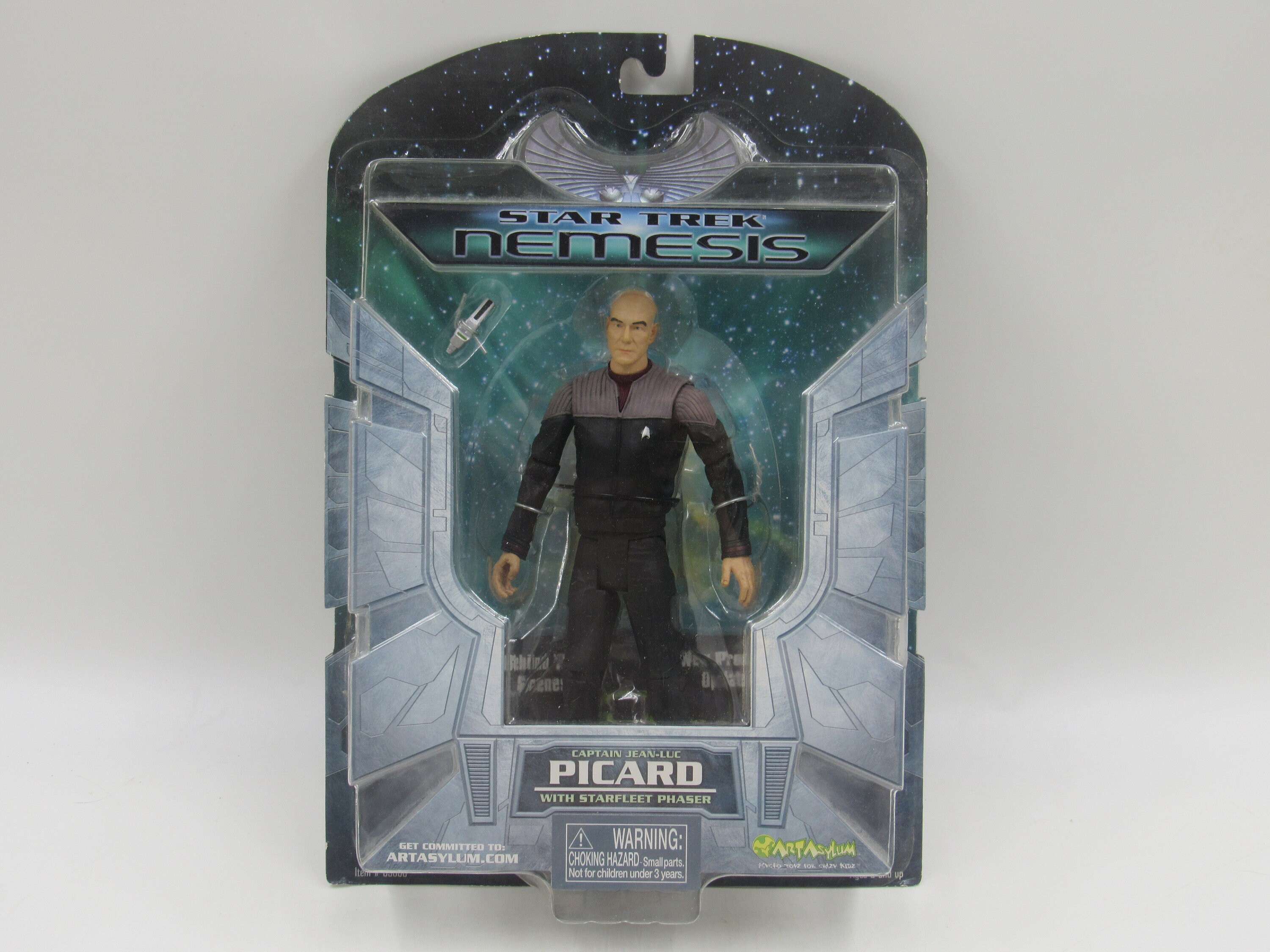 Star Trek Nemesis Captain Jean luc Picard Figure Art Asylum New in Package Etsy UK