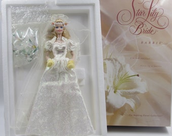 Star Lily Bride Porcelain Barbie Doll 1994 First in Series, Limited ...