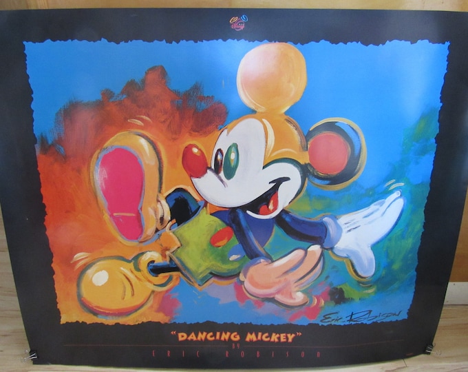 The Art of Disney dancing Mickey Print by Eric Robison - Etsy