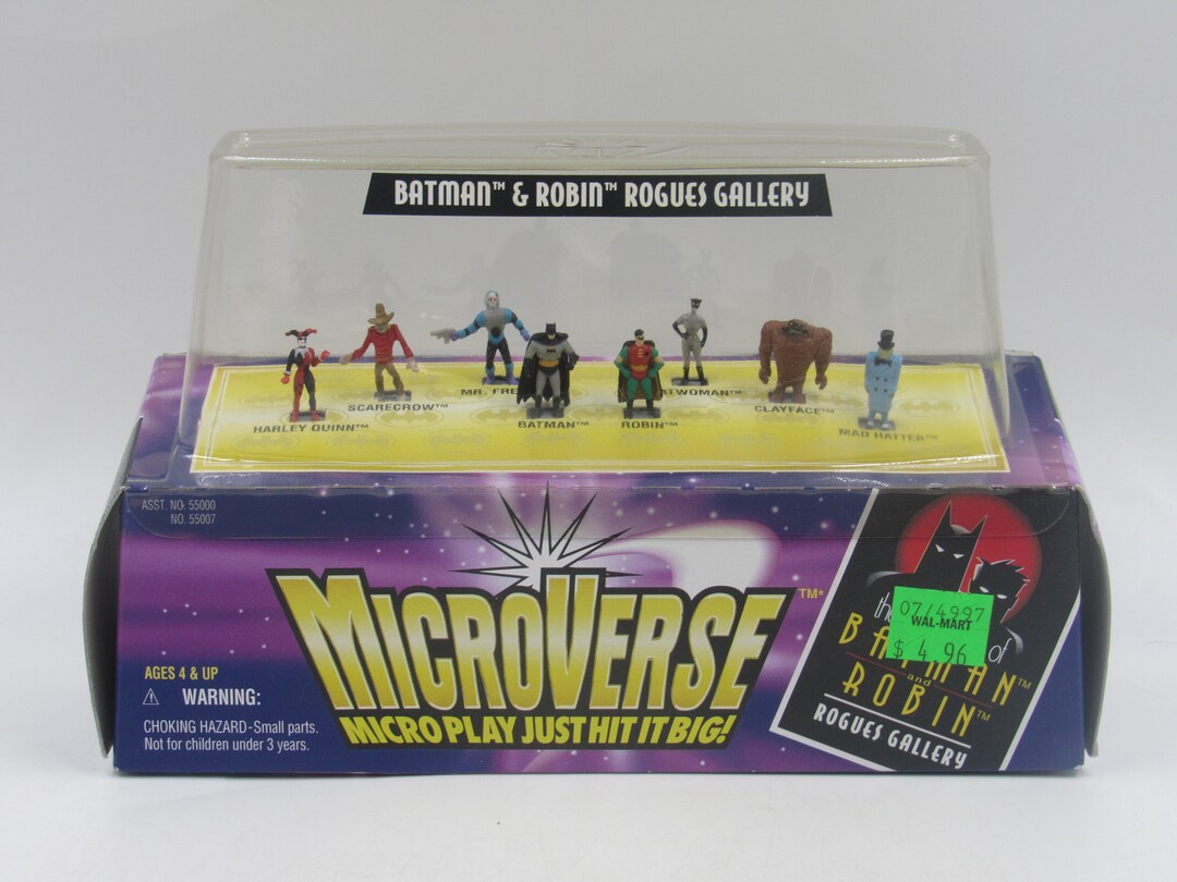 Microverse Batman & Robin Rogues Gallery Mini Figure Set Kenner 1996 - Etsy