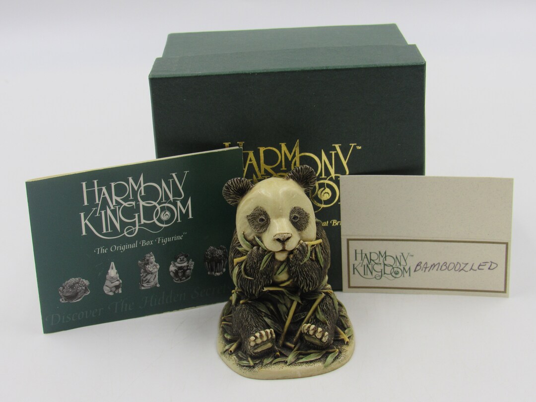 Harmony Kingdom "bamboozled" Panda Figurine Trinket Box in Box - Etsy