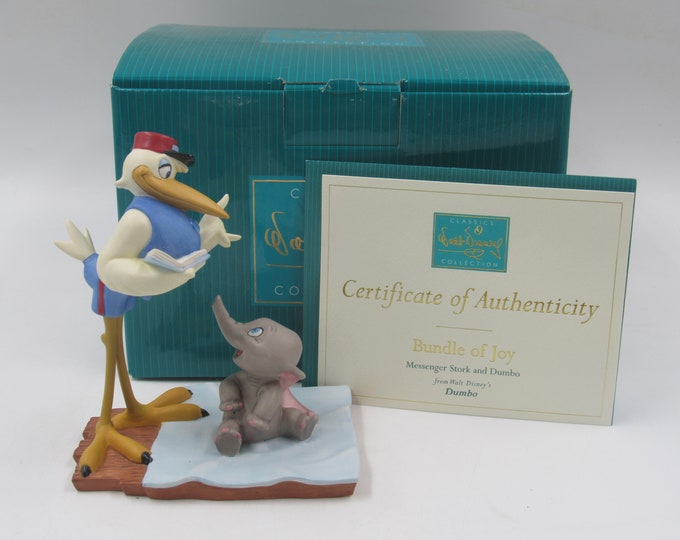 WDCC bundle of Joy Messenger Stork and Dumbo From - Etsy