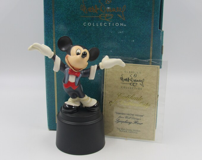 WDCC maestro Michel Mouse Mickey Mouse From Disney's Symphony Hour in ...