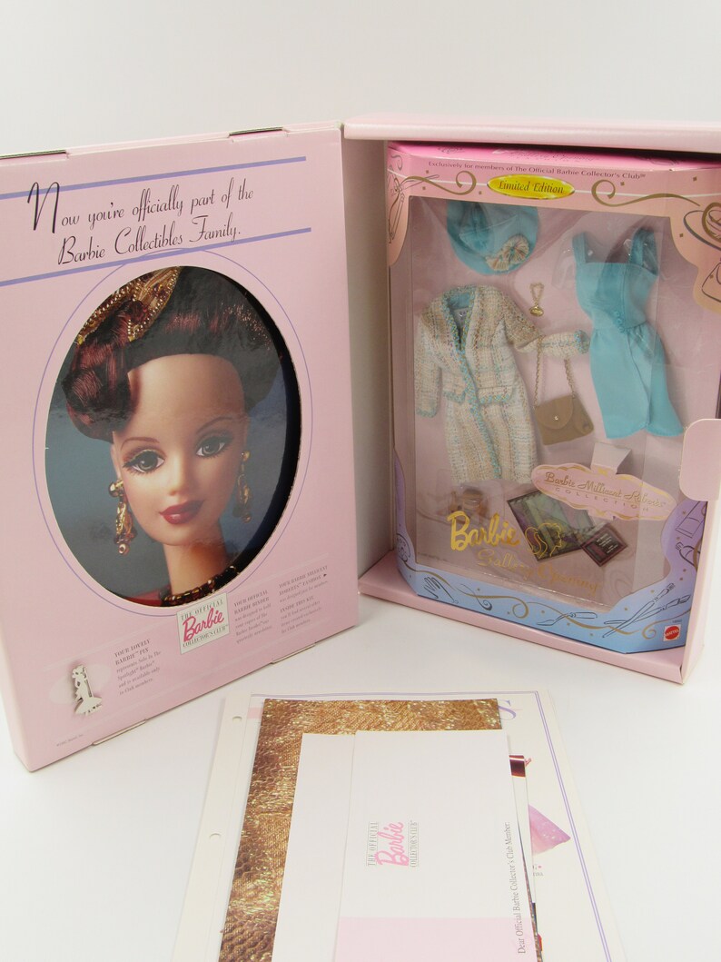 Barbie Collector's Club Welcome Kit With Gallery Opening | Etsy