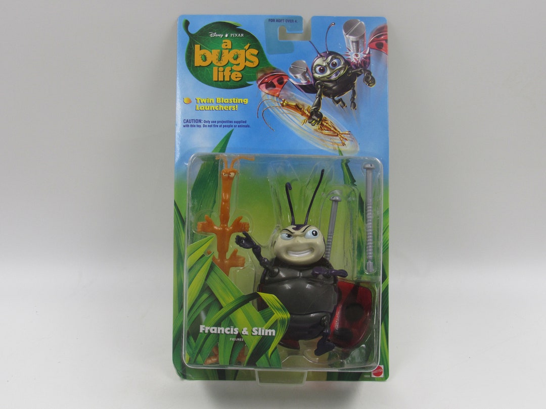 Disney Pixar A Bugs Life Francis & Slim Figures Mattel 1998 - Etsy