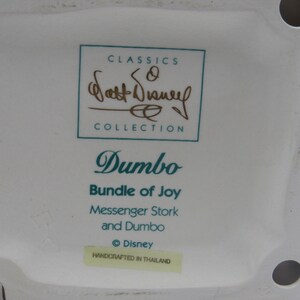 WDCC bundle of Joy Messenger Stork and Dumbo From Disney's Dumbo Box ...