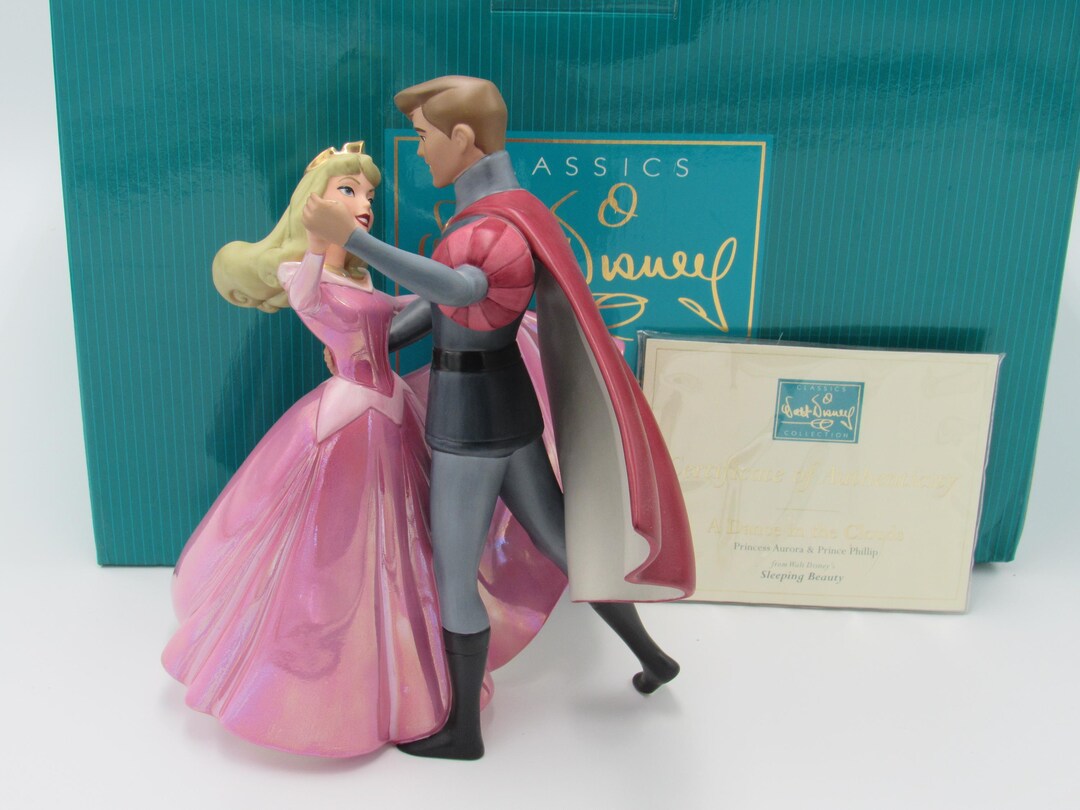 WDCC "a Dance in the Clouds" Pink Version Princess Aurora and Prince ...