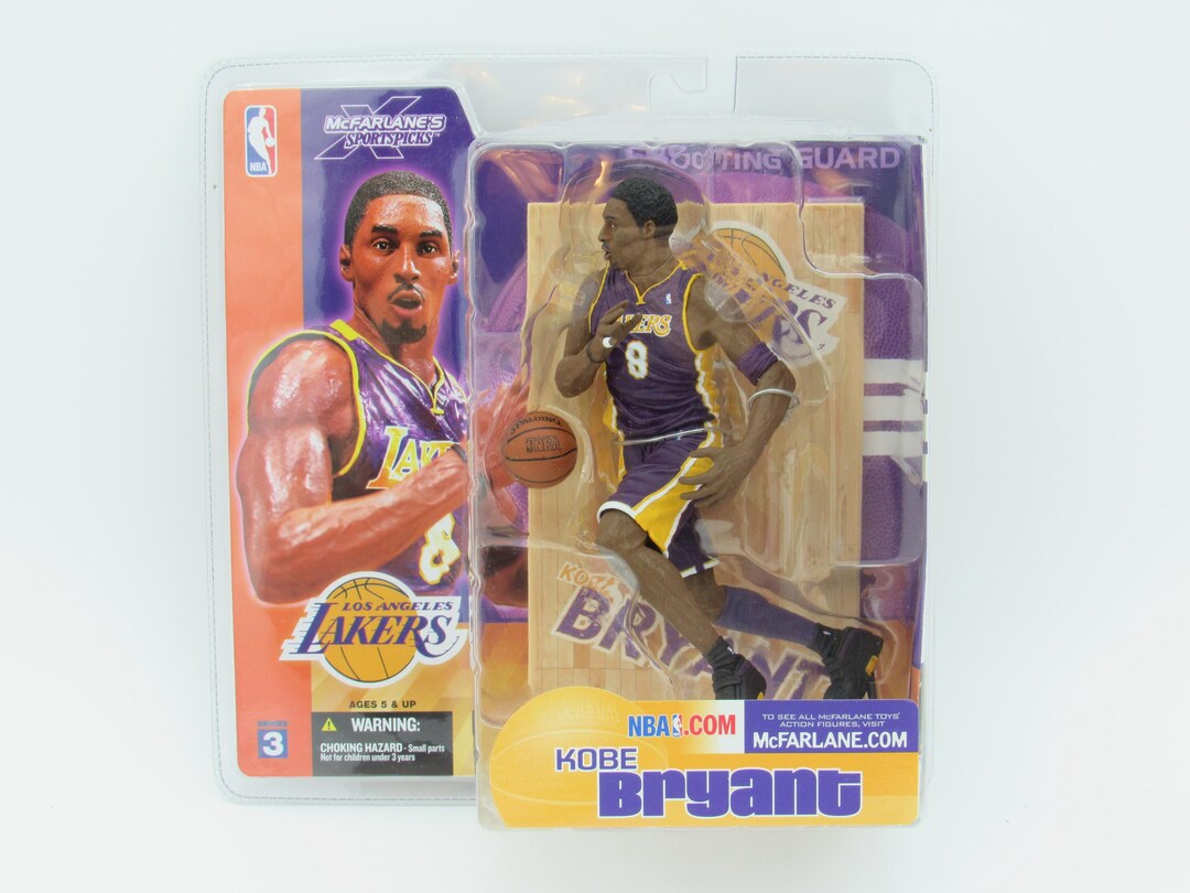Mcfarlane NBA Kobe Bryant Los Angeles Lakers Action Figure Series 3 - B ...