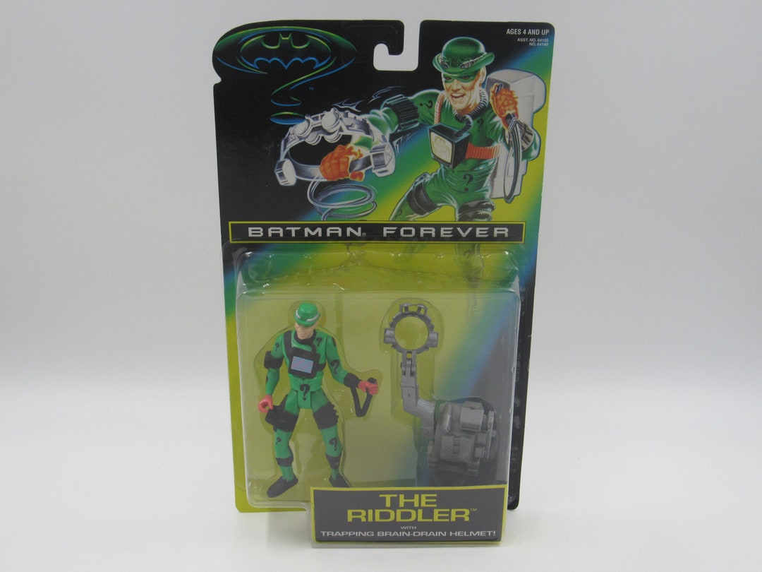 Batman Forever the Riddler Action Figure Kenner 1995 Sealed on Card - Etsy