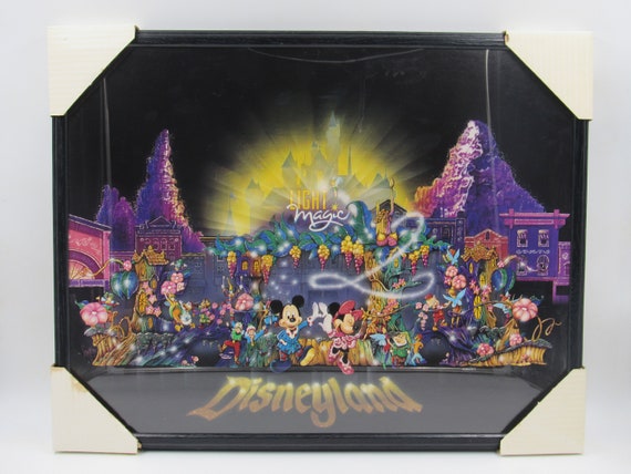 Disneyland light Magic Framed Poster - Etsy