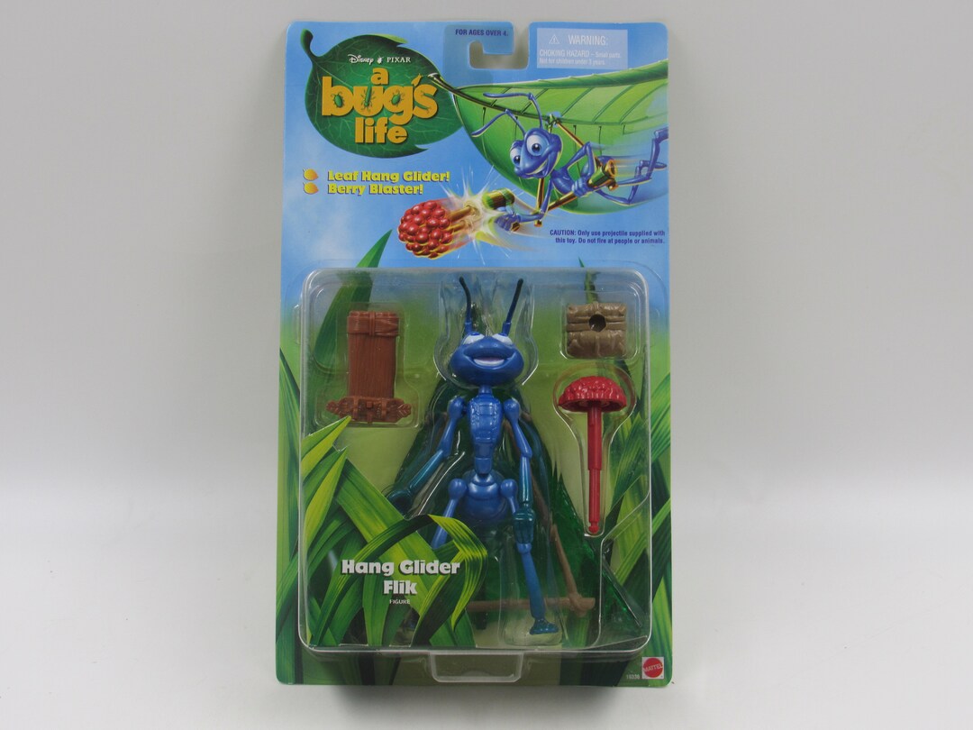 Disney Pixar A Bugs Life Hang Glider Flik Figure Mattel 1998 - Etsy