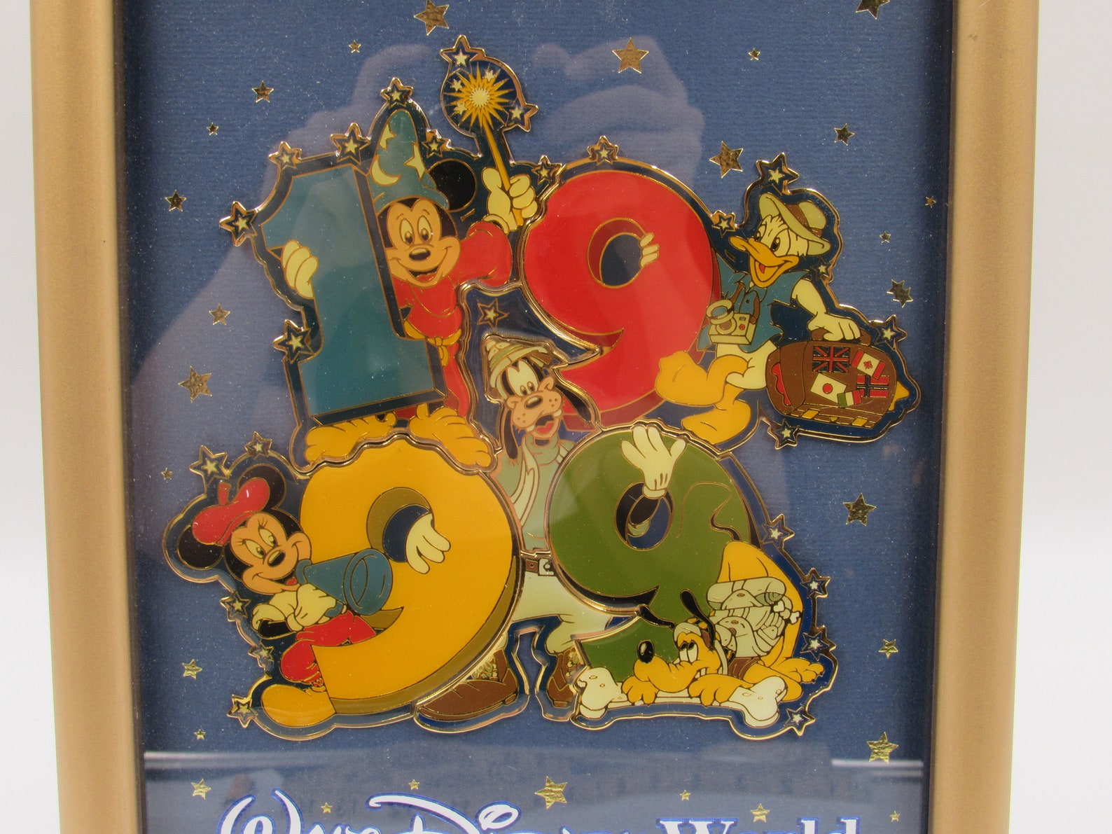 Walt Disney World 1999 Framed Pin Set of 5 Fab Five - Etsy
