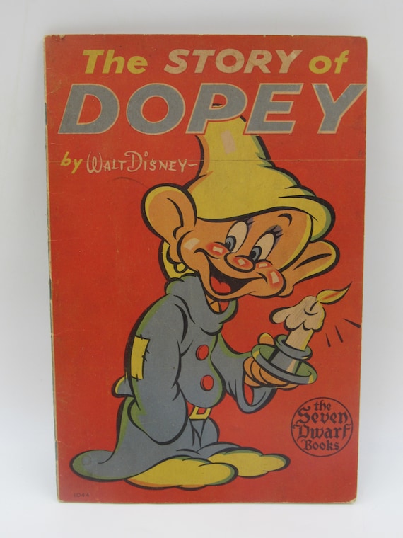 The Story of Dopey Book Walt Disney Whitman Publishing 1938 | Etsy