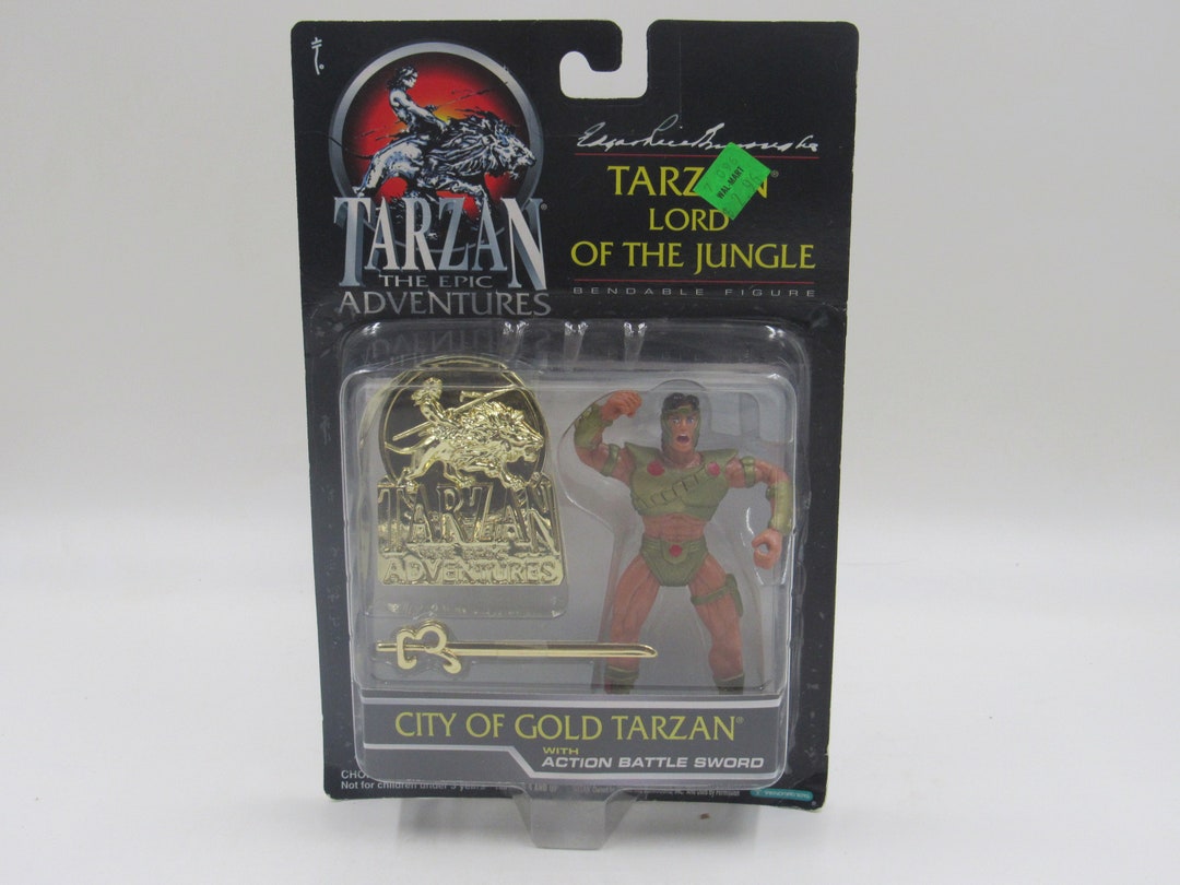 Tarzan Lord of the Jungle City of Gold Tarzan Bendable Figure ...