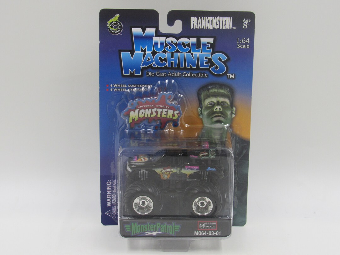 Muscle Machines Universal Monsters Frankenstein Monster Patrol 1:64 ...