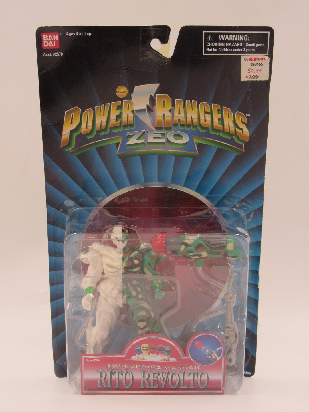 Bandai Power Rangers Zeo Rito Revolto Action Figure Sealed on - Etsy