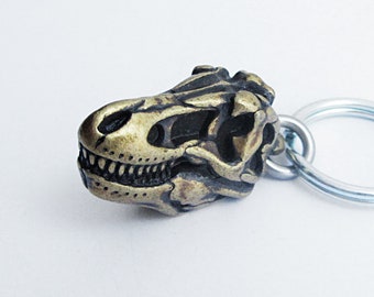 Skull keychain | Etsy