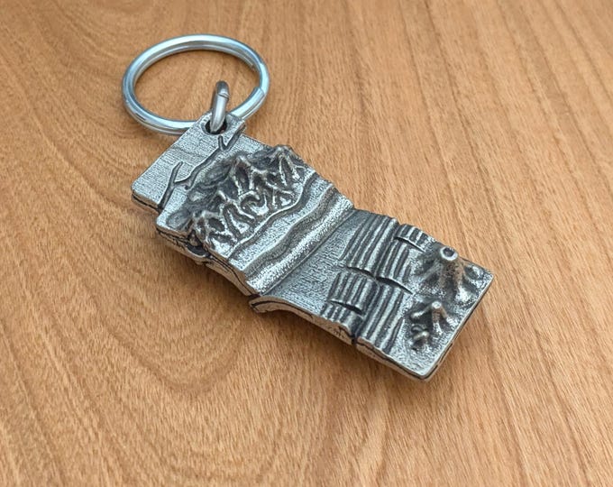 Plate Tectonics Keychain - Geology Science Gift - Etsy