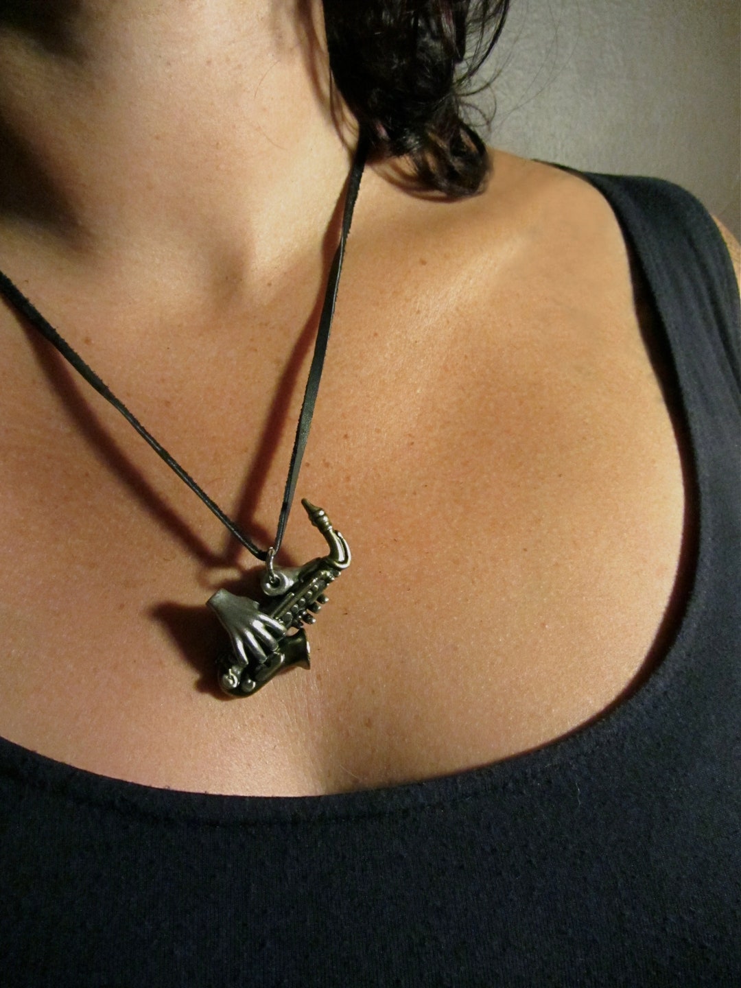 Saxophone Necklace - Alto Sax , Saxophone Pendant, Marching Band, Jazz ...