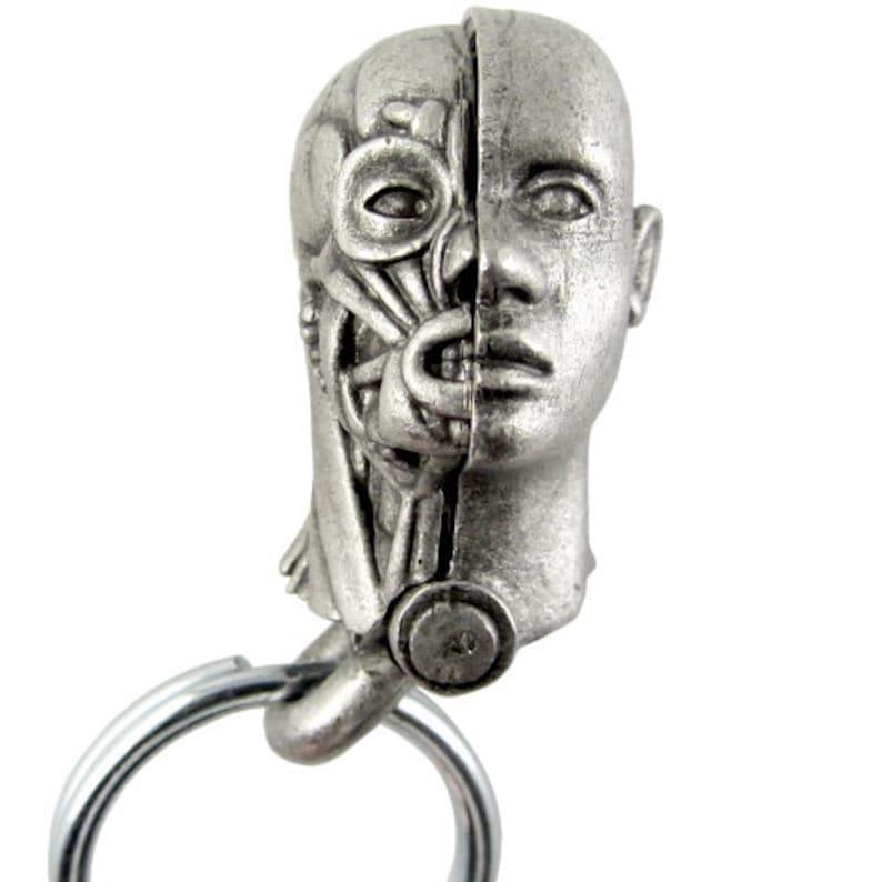 Anatomical Human Head Keychain Human Anatomy Keychain - Etsy