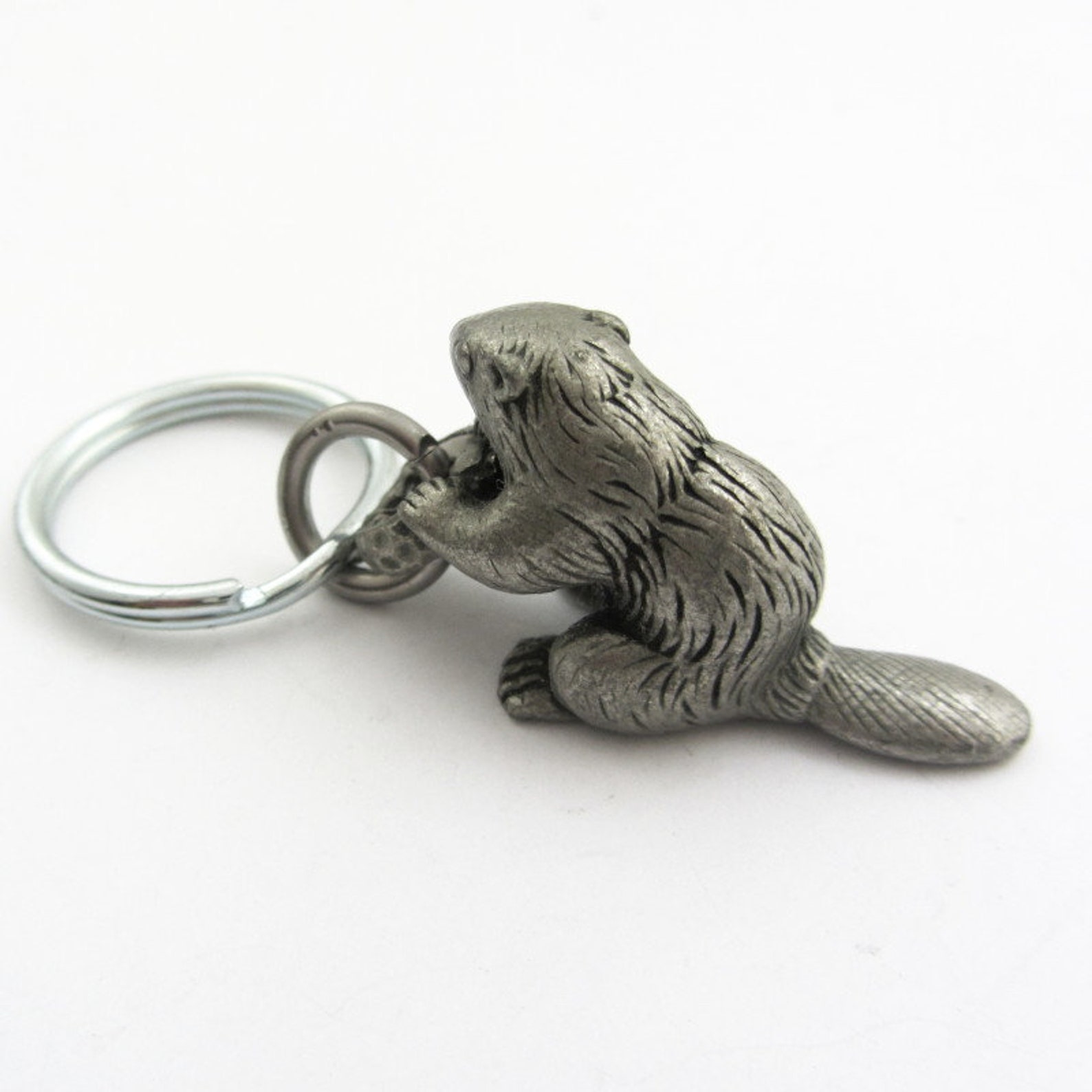 Beaver Keychain Castor Canadensis American Beaver Canadian | Etsy