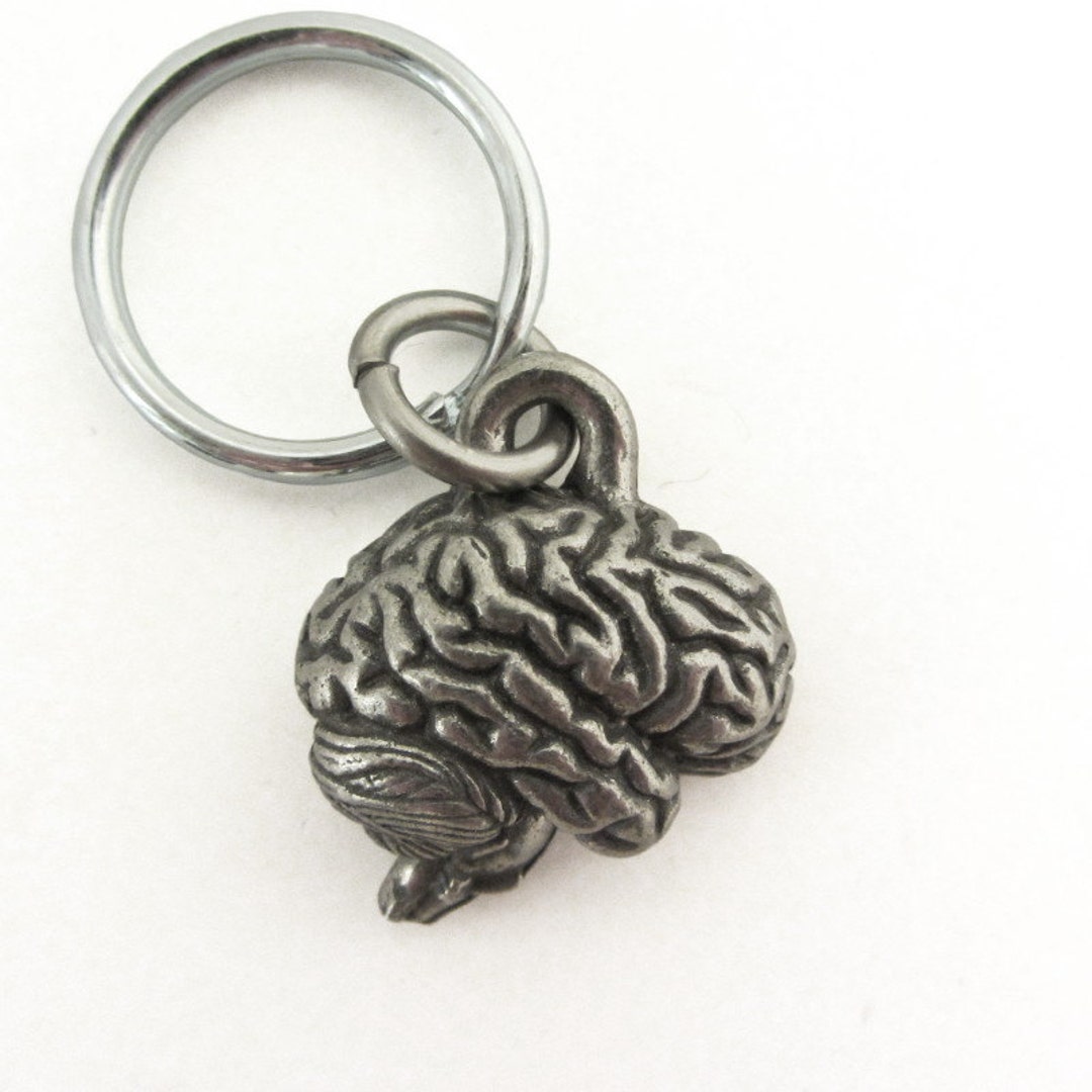 Human Brain Keychain - Neurology Anatomy Keychain - Etsy