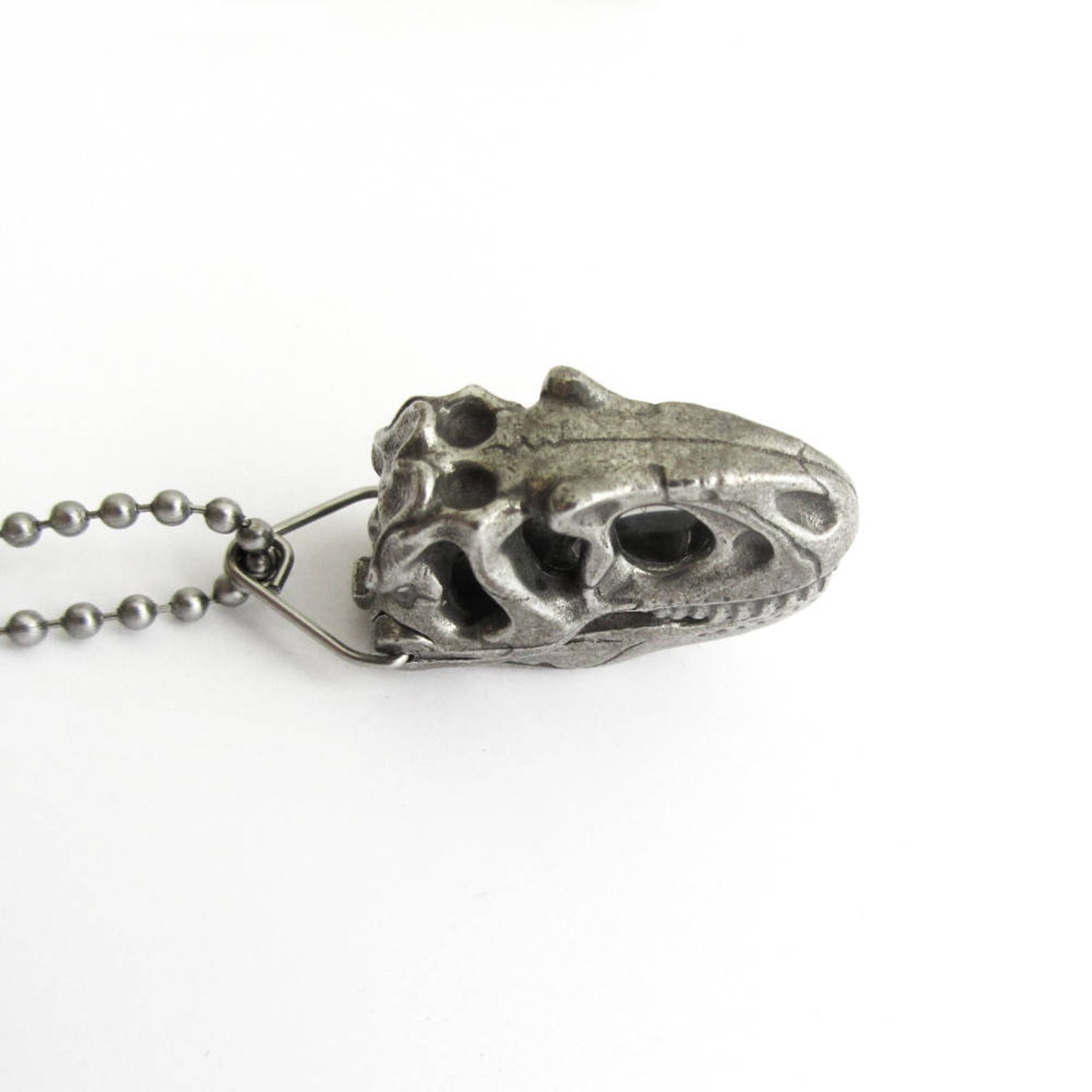 Allosaurus Skull Magnifier Pendant Dinosaur Skull Magnifying - Etsy