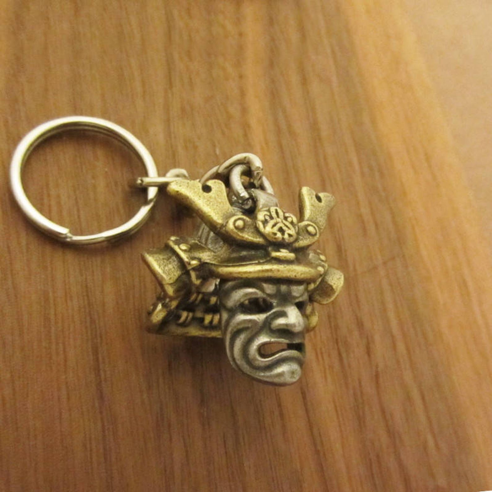 Samurai Helmet Keychain Kabuto Shogun Bushido Japanese - Etsy