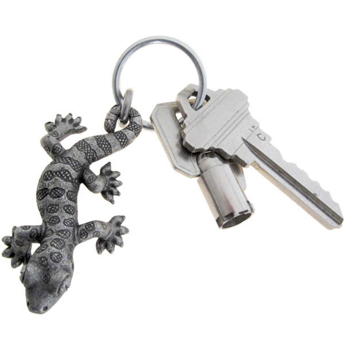 Gecko Keychain Herpetology Reptile Keychain | Etsy