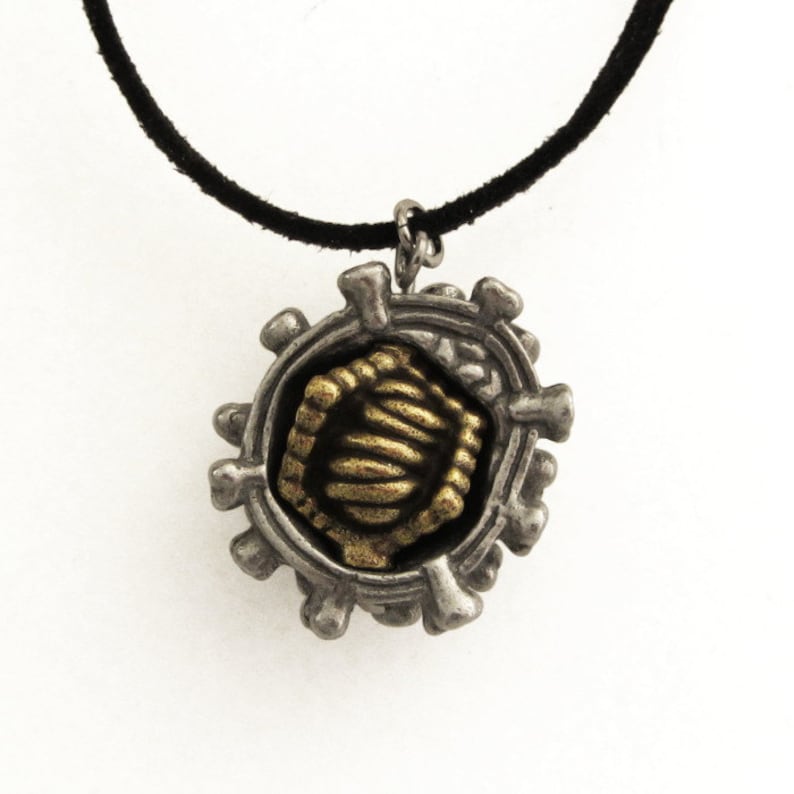 Virus Pendant Virus Necklace Microbiology Virology Jewelry - Etsy