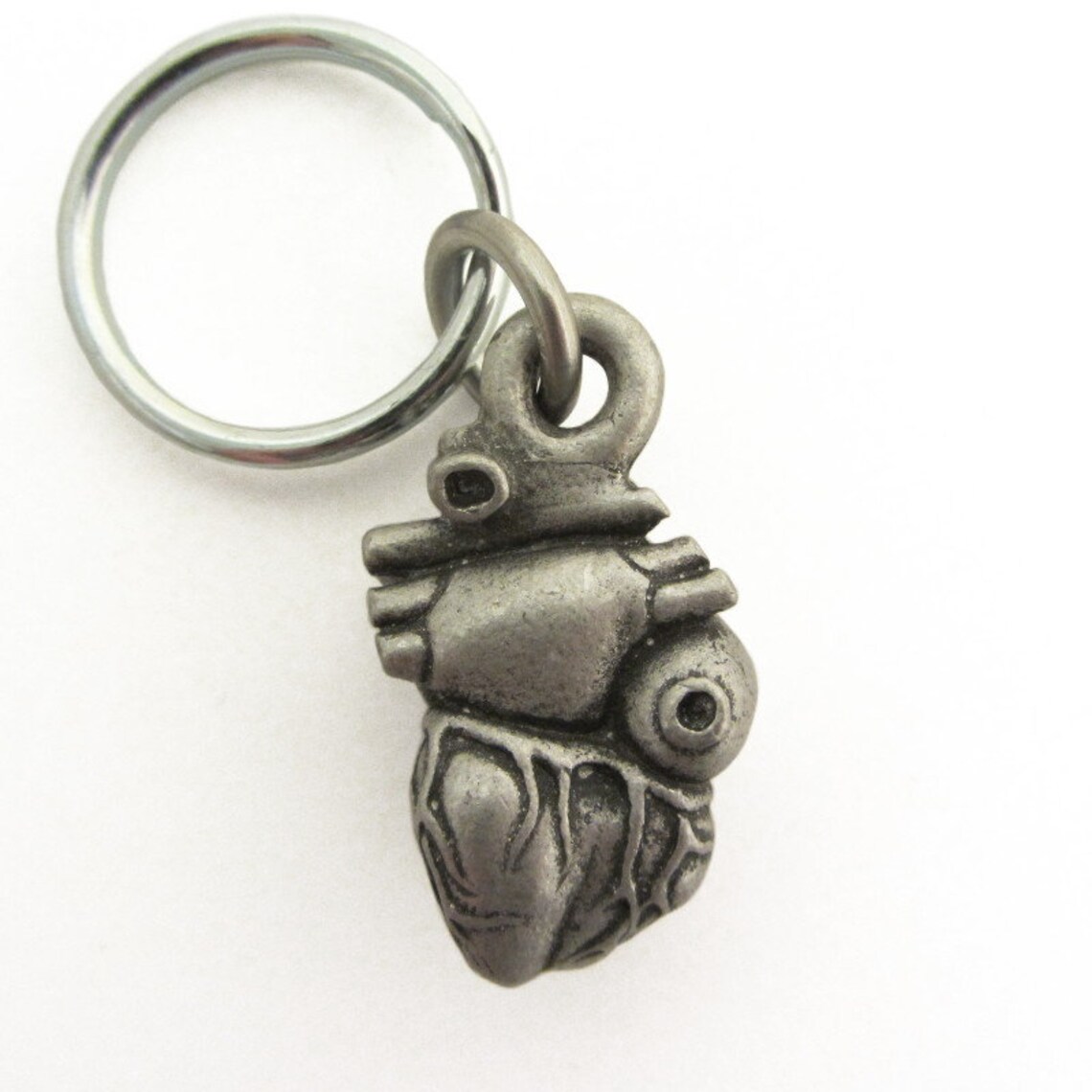 Human Heart Anatomy Keychain - Etsy